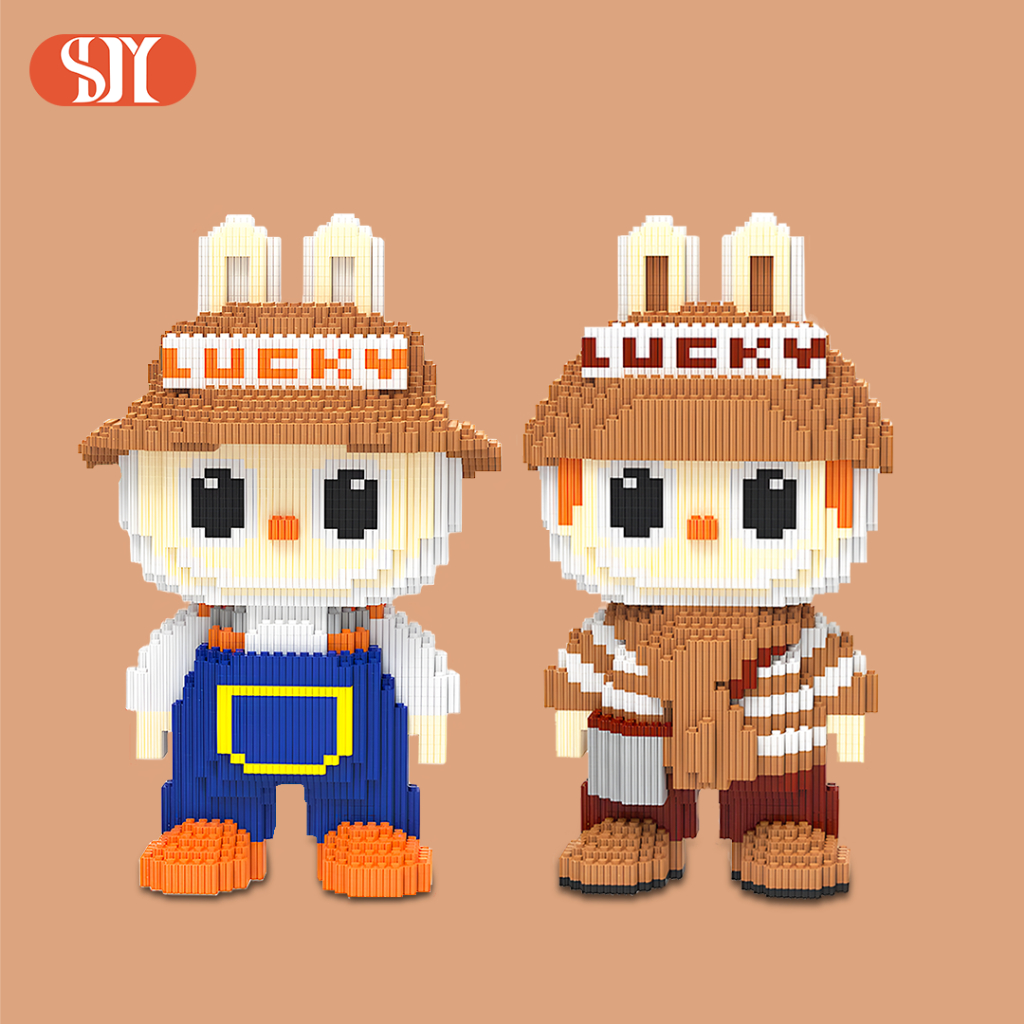 Nano Block Bricks Series Pop Mart The Monsters Labubu 3D Animation ...