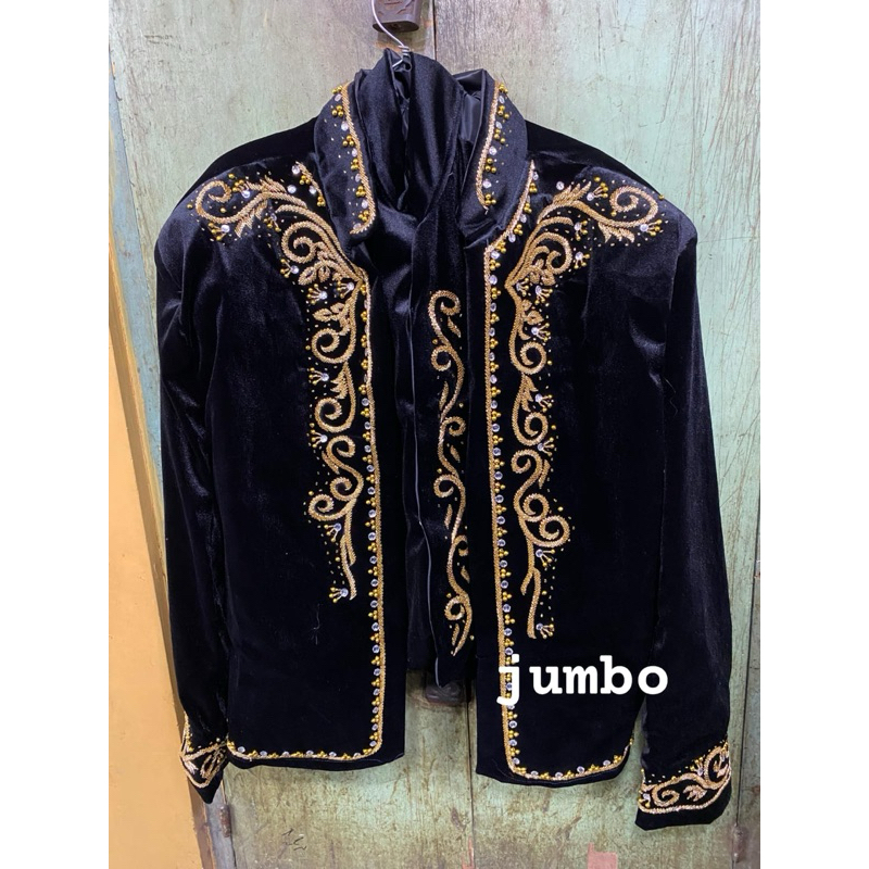 Solo jumbo velvet wedding beskap Jumbo velvet men's wedding clothes ...