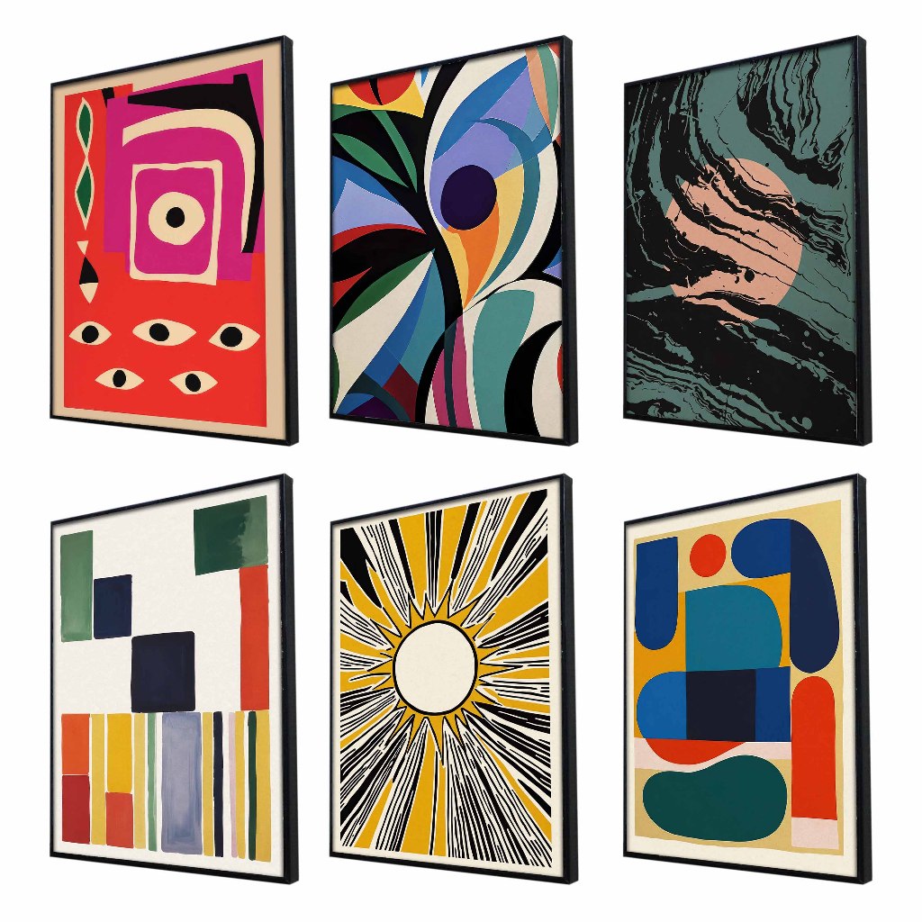 Aesthetic Wall Poster | Frameblock Size A3 30x40 cm | Abstract Poster ...