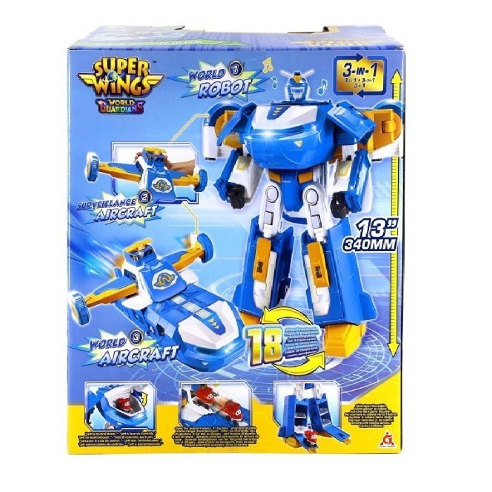 Best SUPERWINGS WORLD GUARDIAN WORLD AIRCRAFT ROBOT (Big ROBOT ...