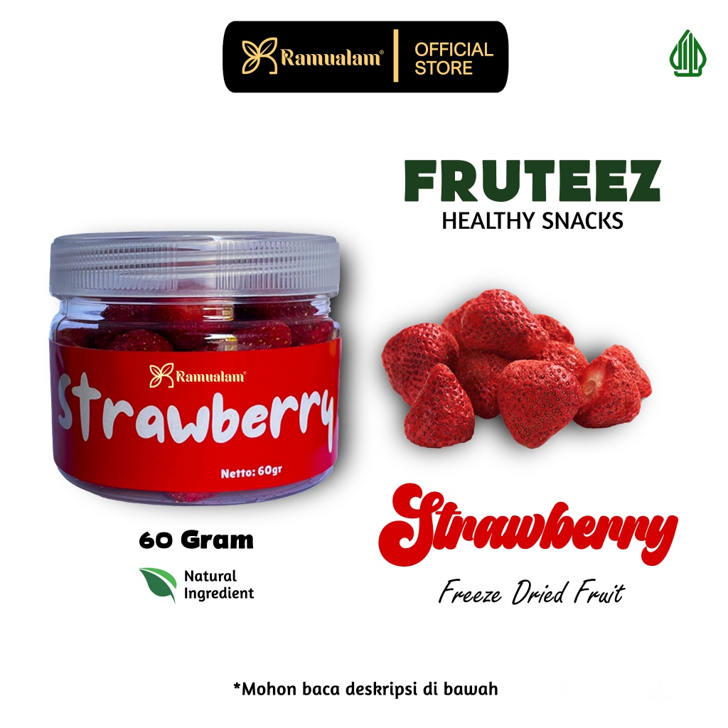 Ramualam Fruteez Freeze Dried Strawberry Fruit Pure Healthy Snack ...
