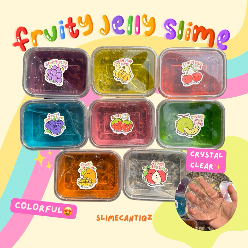 Fruity JELLY SLIME by slimecantiqz | Clear slime, clear jelly slime ...