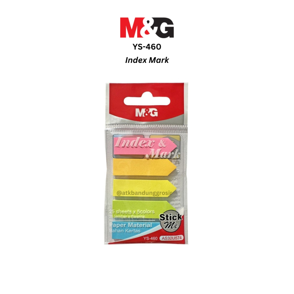 Index Memo M&G AS32U574 Index Mark Sticky Notes Arrow Flags Sticky 5 ...