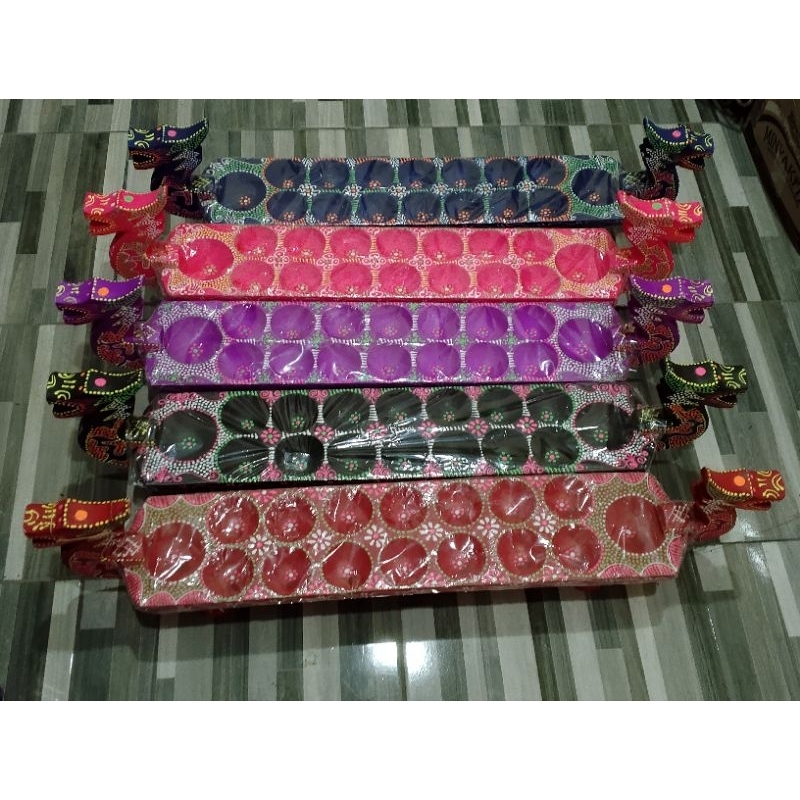 KAYU Traditional Game Tools Congklak dakon Wood Dragon Shape motif plus ...