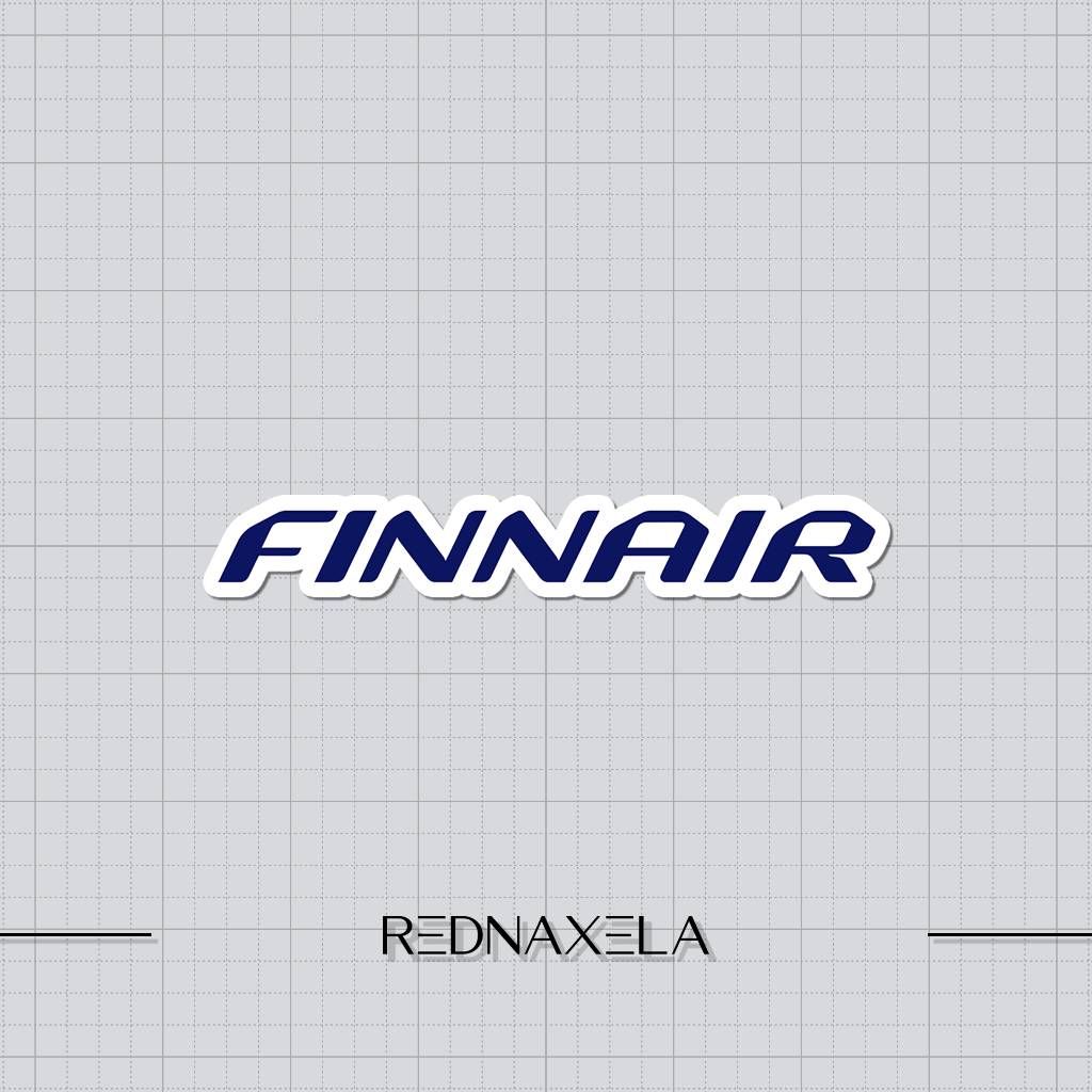 Vinyl Sticker Finnair Airlines Sticker Outdoor Suitcase Sticker ...