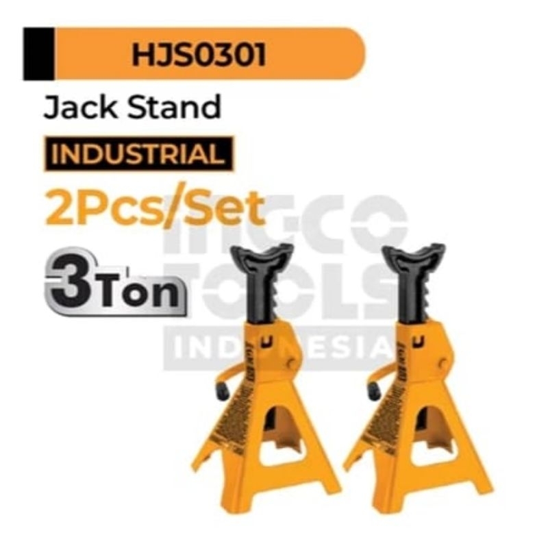 Ingco HJS0301 3 Ton Car Jack Stand | Shopee Singapore