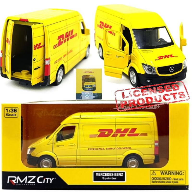 Kinsmart Mercedes Benz Sprinter Courier Car DHL UPS JNE JNT The Fast Anteraja Wahana Ninja ...
