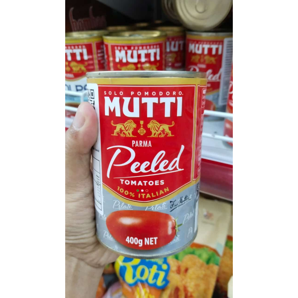 Mutti Peeled Tomato / Whole Peeled Tomato Can 400gr | Shopee Singapore