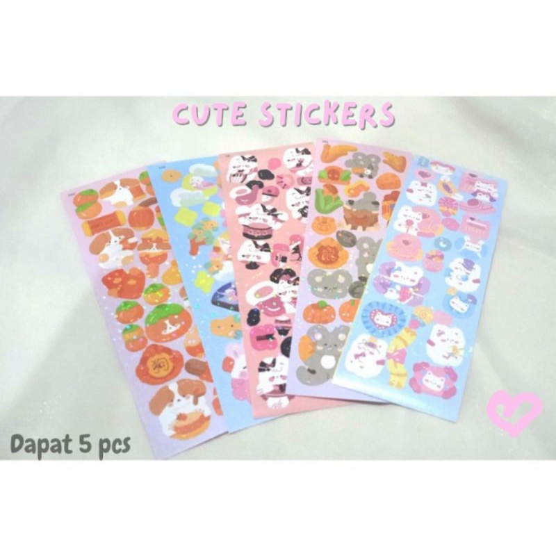 GANTUNGAN (Not Individually) DIY Acrylic Hanging Stickers, Shiny ...