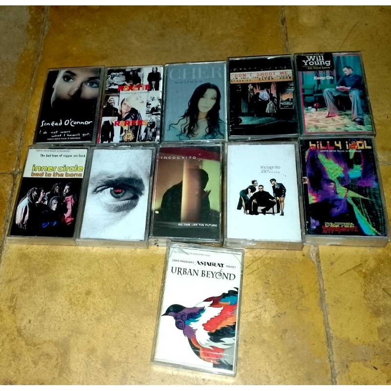 Tape cassette: List is in the description. | Shopee Singapore