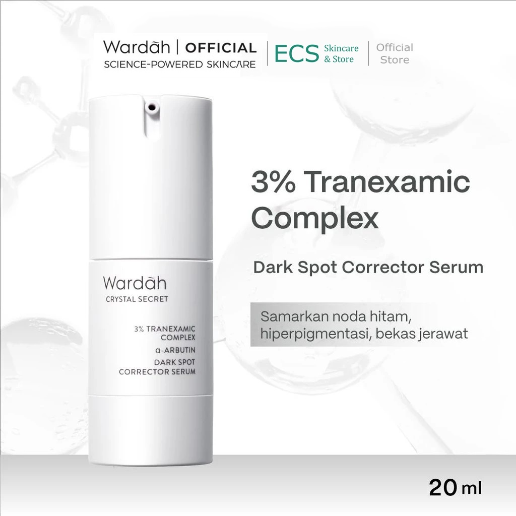 HITAM PUTIH Wardah White CRYSTAL Secret Dork Spot & Brightening Serum ...