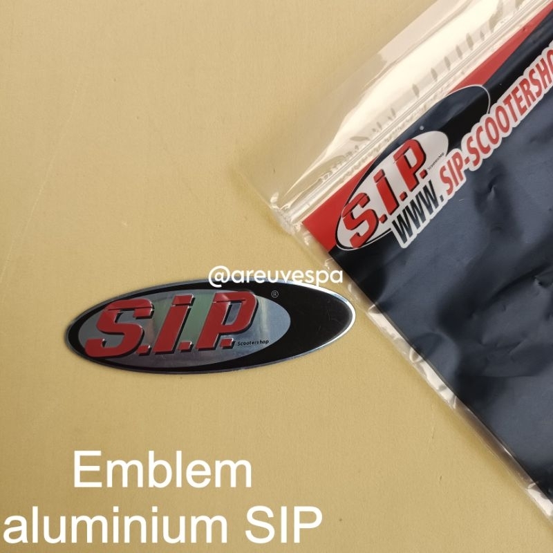 Sip Logo Aluminum Emblem (ORIGINAL) | Shopee Singapore