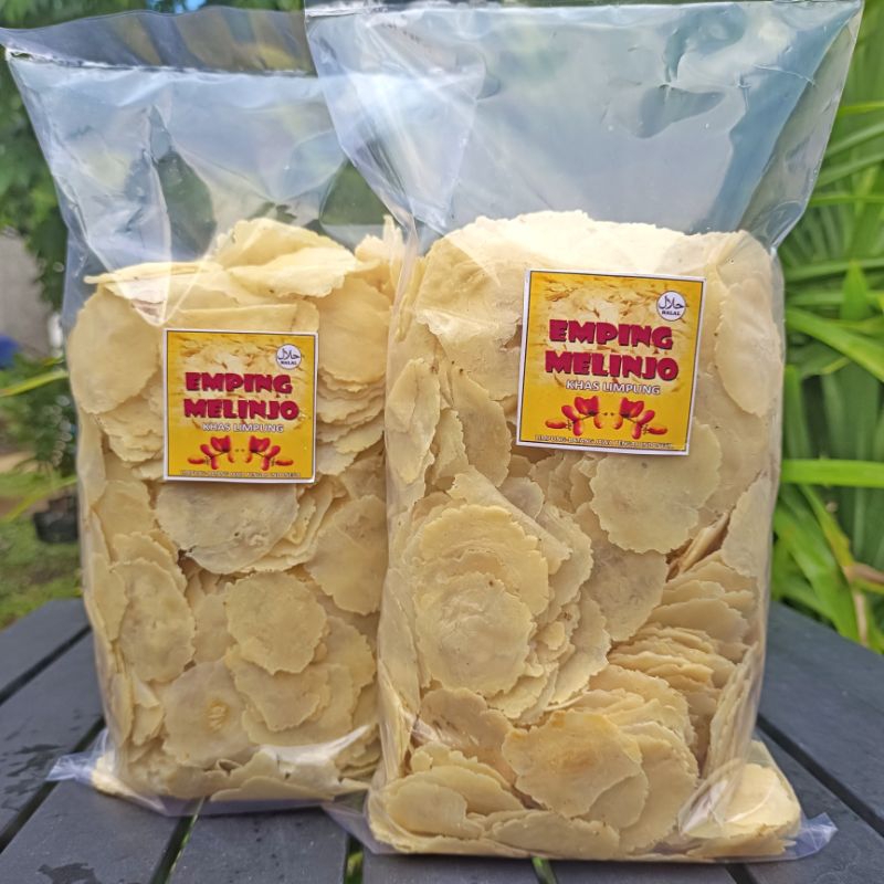 Emping melinjo Original super thin 1kg Original special Limpung ...