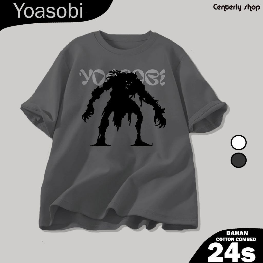 Yoasobi surealism monster T-shirt Cotton combed 24s Unisex Oversize ...