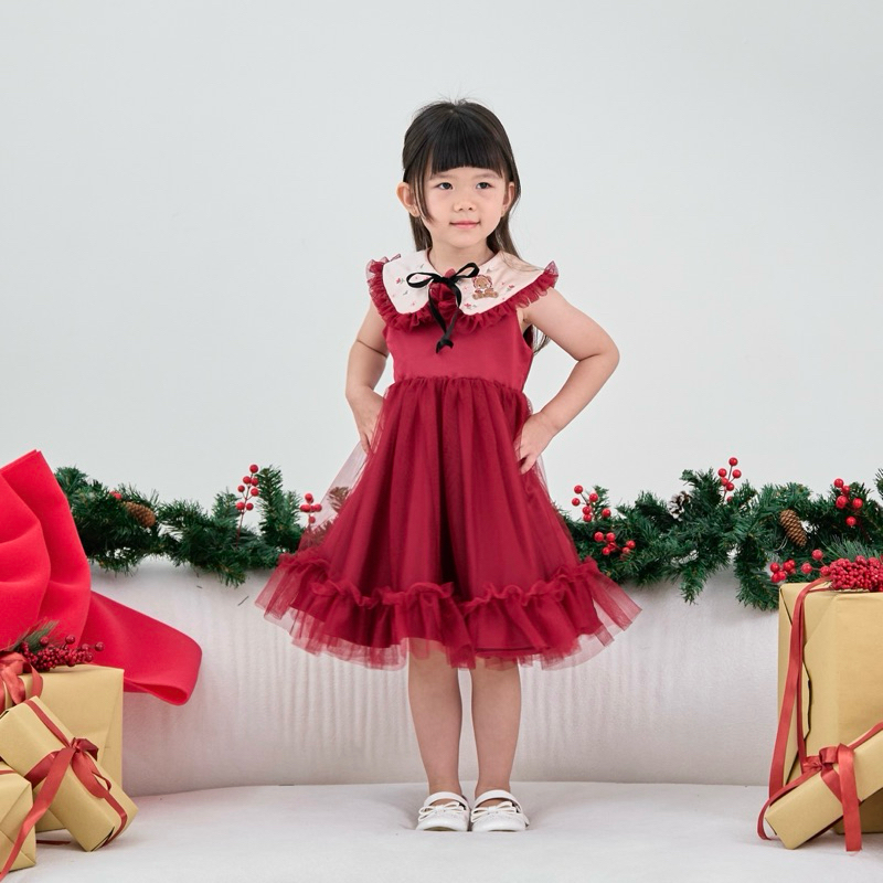 Little Jent - Carol Bear Dress | Children's Christmas CNY Chinese New ...