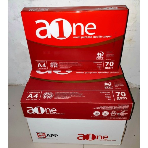 PUTIH Hvs Aone A4 70 GSM Paper / White HVS Paper (1 PACK contains 500 ...
