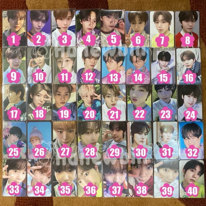 [PART 1] Photocard Nct Wish Yushi Riku Jaehee Ryo Sion Sakuya Official | Shopee Singapore