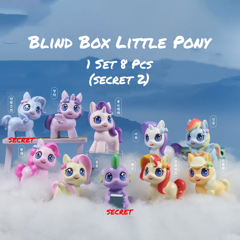 Little Pony Blind Box Buy 1 Box gets 8 Different My Little Pony Secret ...