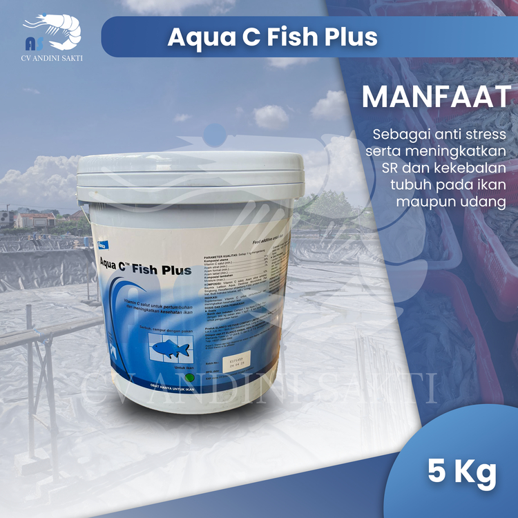 Vitamin C Shrimp and Fish Aqua C Fish Plus Elanco 5Kg Pack | Shopee ...