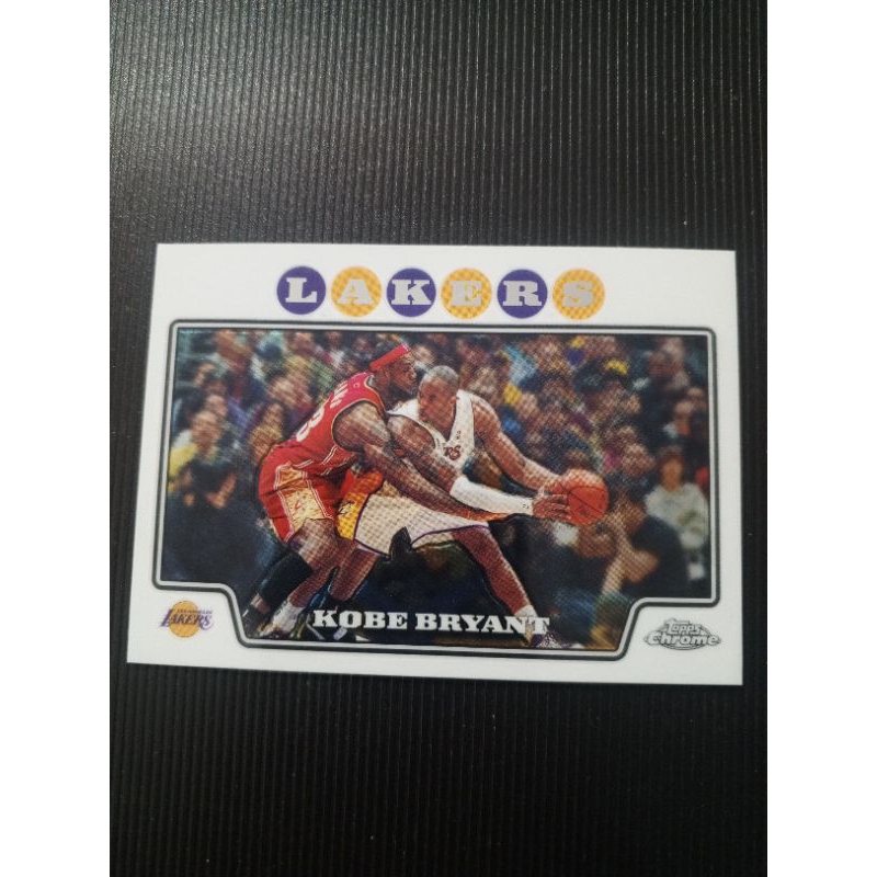 2008 Topps Chrome #24 Kobe Bryant vs Lebron James Iconic Rare smooth ...