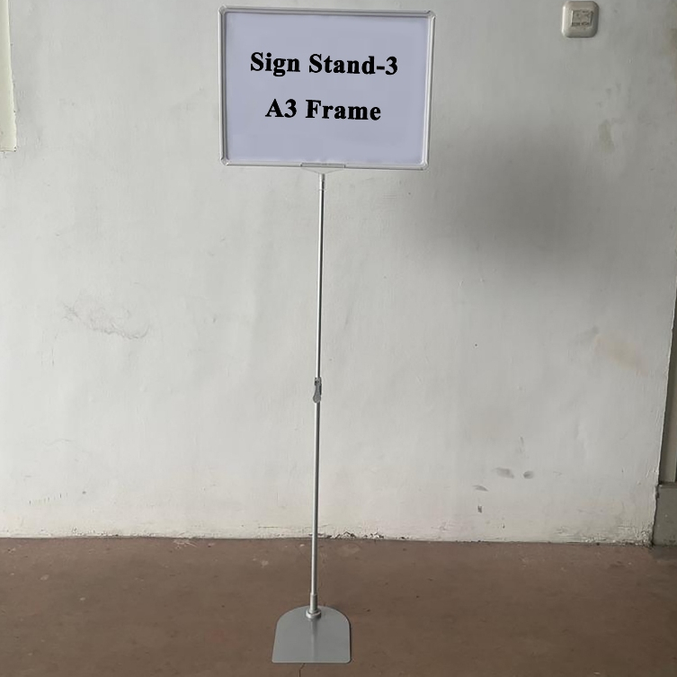 Ss-3 Telescopic Standing Frame - Portable Frame Stand Frame Display Pop ...