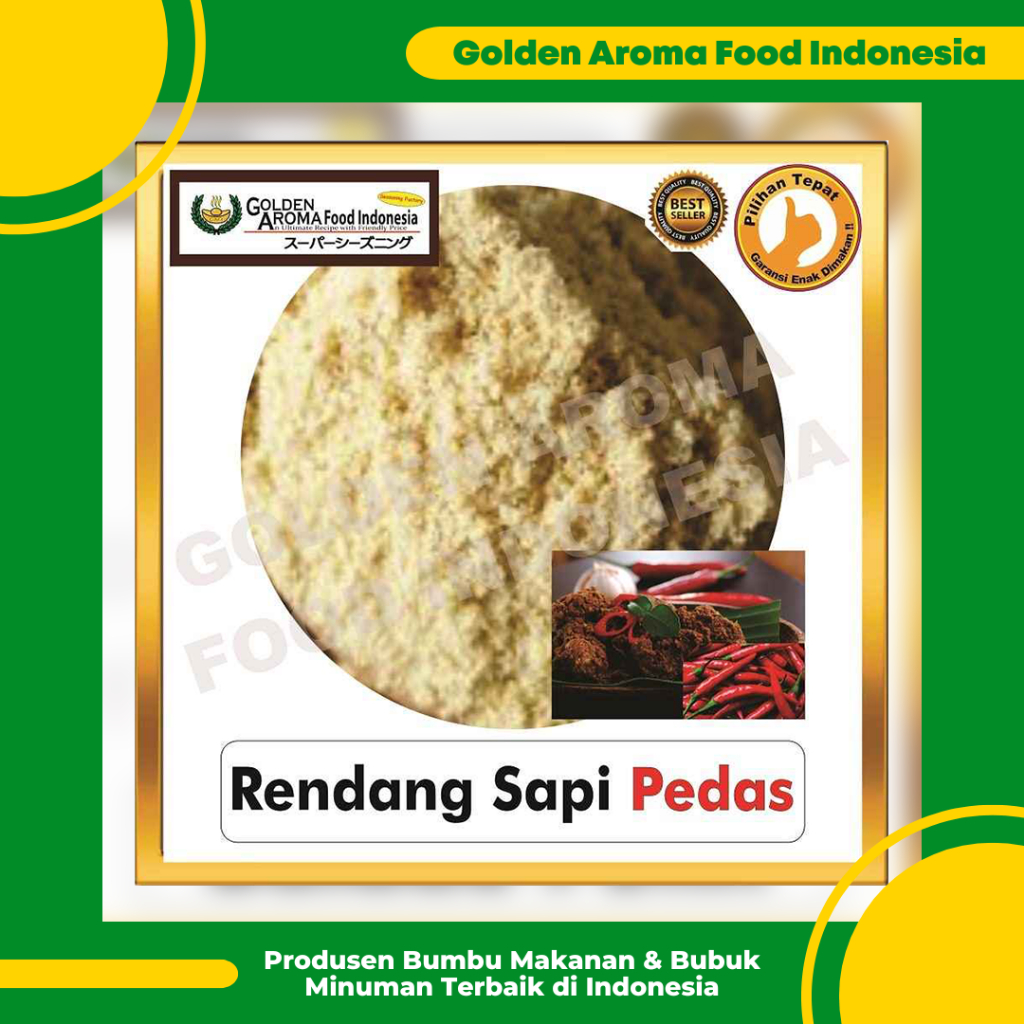 Spicy Beef Rendang Flavored Seasoning 1kg, Selling Spicy Beef Rendang ...