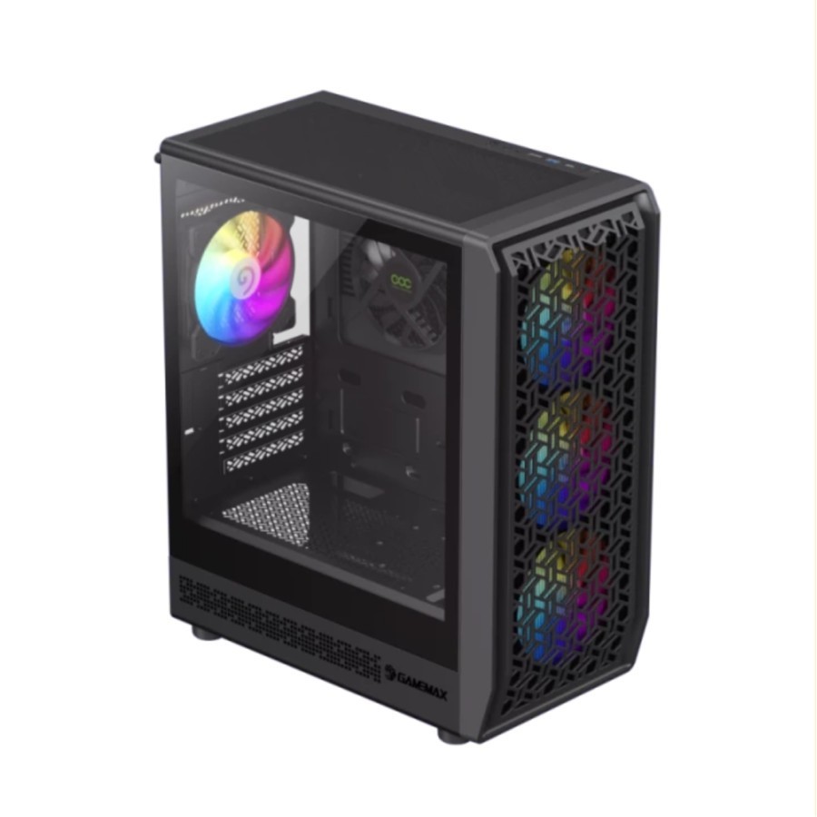 Pc Case Gamemax Forge COC M-ATX Include 4Fan ARGB With COC Turbo Fan ...