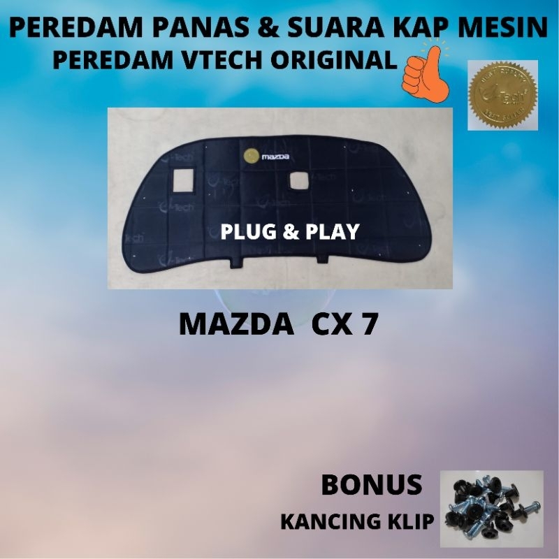 MESIN Best!! Exclusive Vtech ORI, MAZDA CX 7 Engine Bonnet Heat and ...