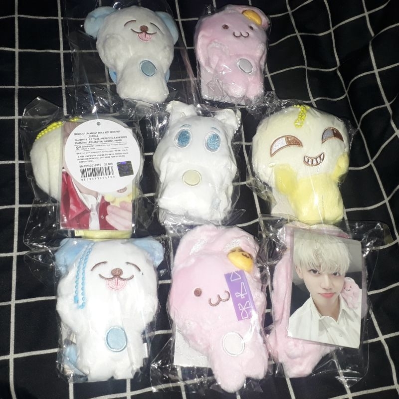 Official Set Sealed Magnet Doll Keyring Pinkki Jaemin Injeolmi Renjun ...