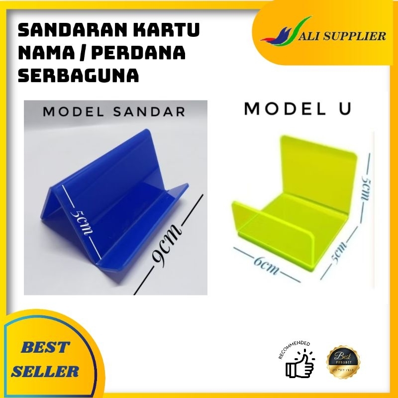 TABLE NAME CARD HOLDER / HP HOLDER STAND UNIVERSAL HP COATING / PERDANA ...
