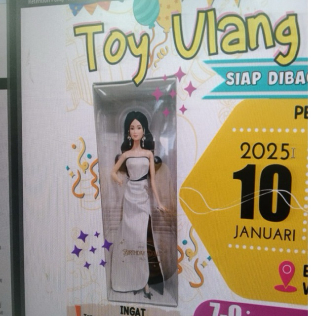 Barbie Anniversary mattel 2025 | Toy Viang Ready Diba 2025 I Child | Shopee Singapore