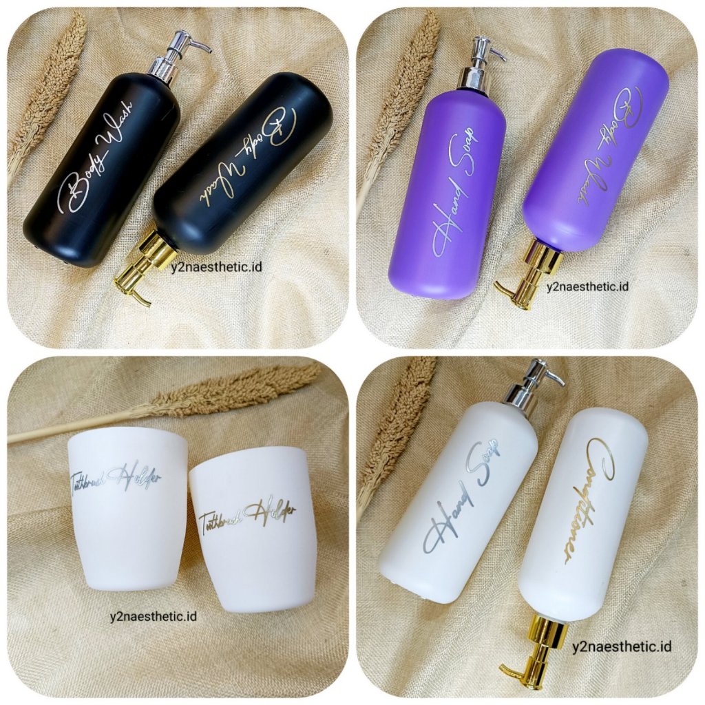 Doff luxury gold silver liquid soap refill bottle aesthetic elegant ...