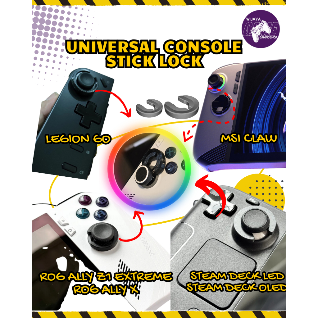 Analog Stick Lock For ROG ALLY STEAMDECK MSI CLAW LEGIONGO Analogue ...