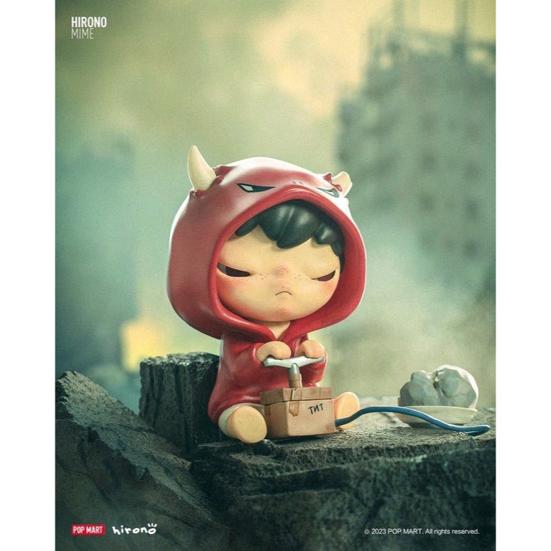Pop Mart Popmart Hirono MIME Destroy Red TNT | Shopee Singapore