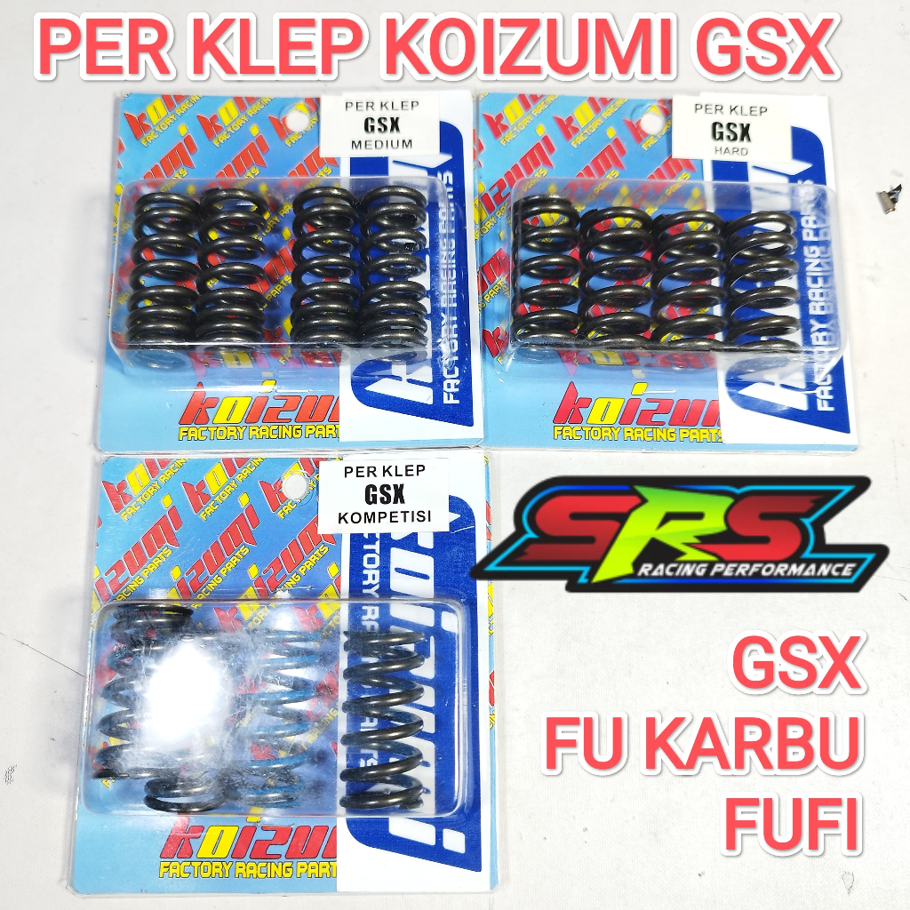 Koizumi GSX 150 / GSX 150 R / FUFI MEDIUM HARD racing valve spring ...
