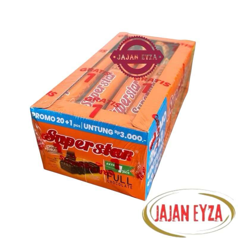 MAYORA SUPERSTAR TRIPLE CHOCOLATE BOX CONTAINS 20 PCS | Shopee Singapore
