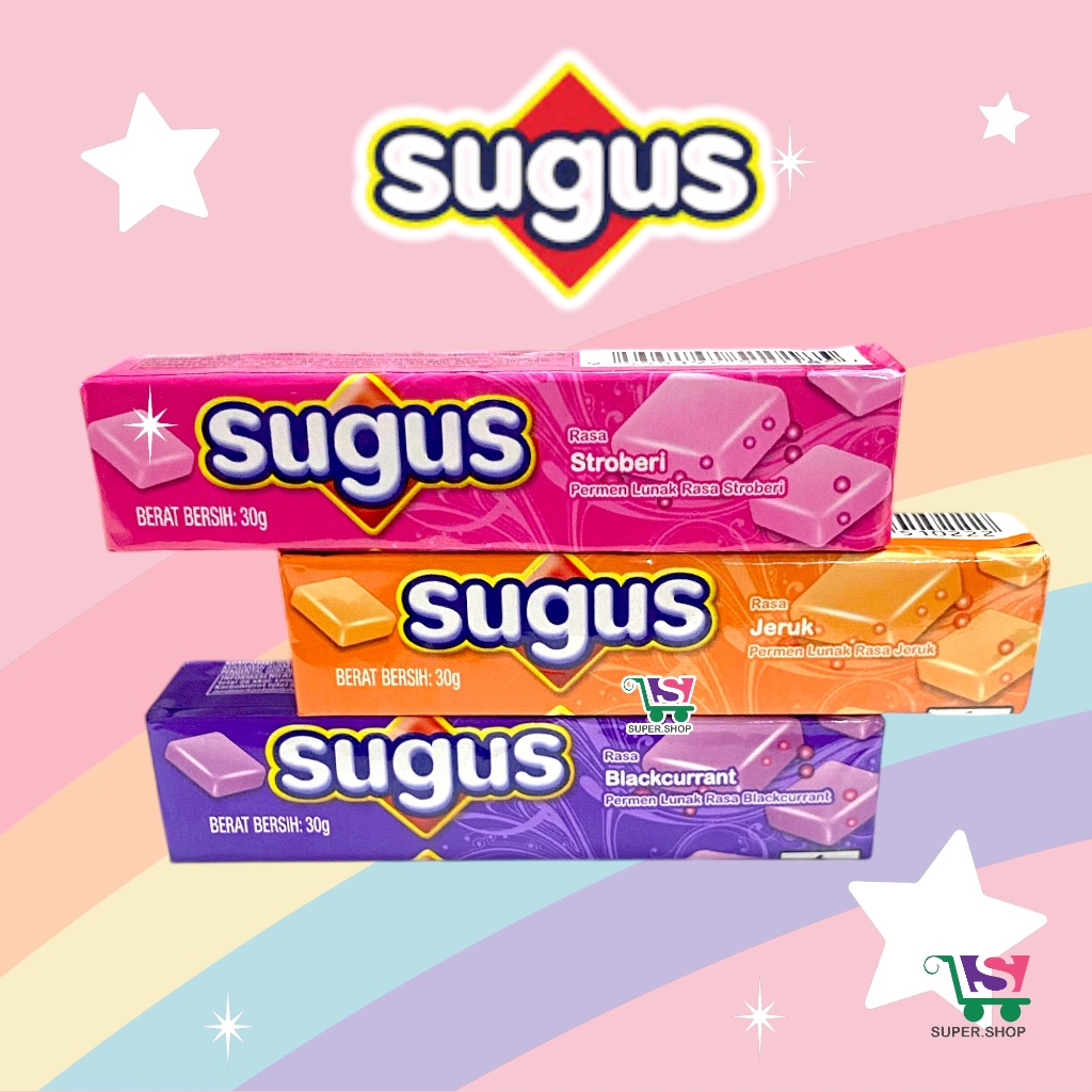 Sugus Old School Fruit Flavored Soft Candy Sticks 30 Grams | Shopee ...