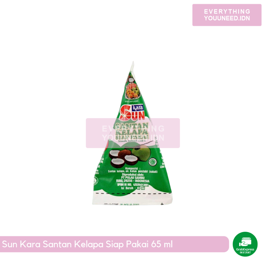 Sun Kara coconut milk ready to use 65 ml | Shopee Singapore