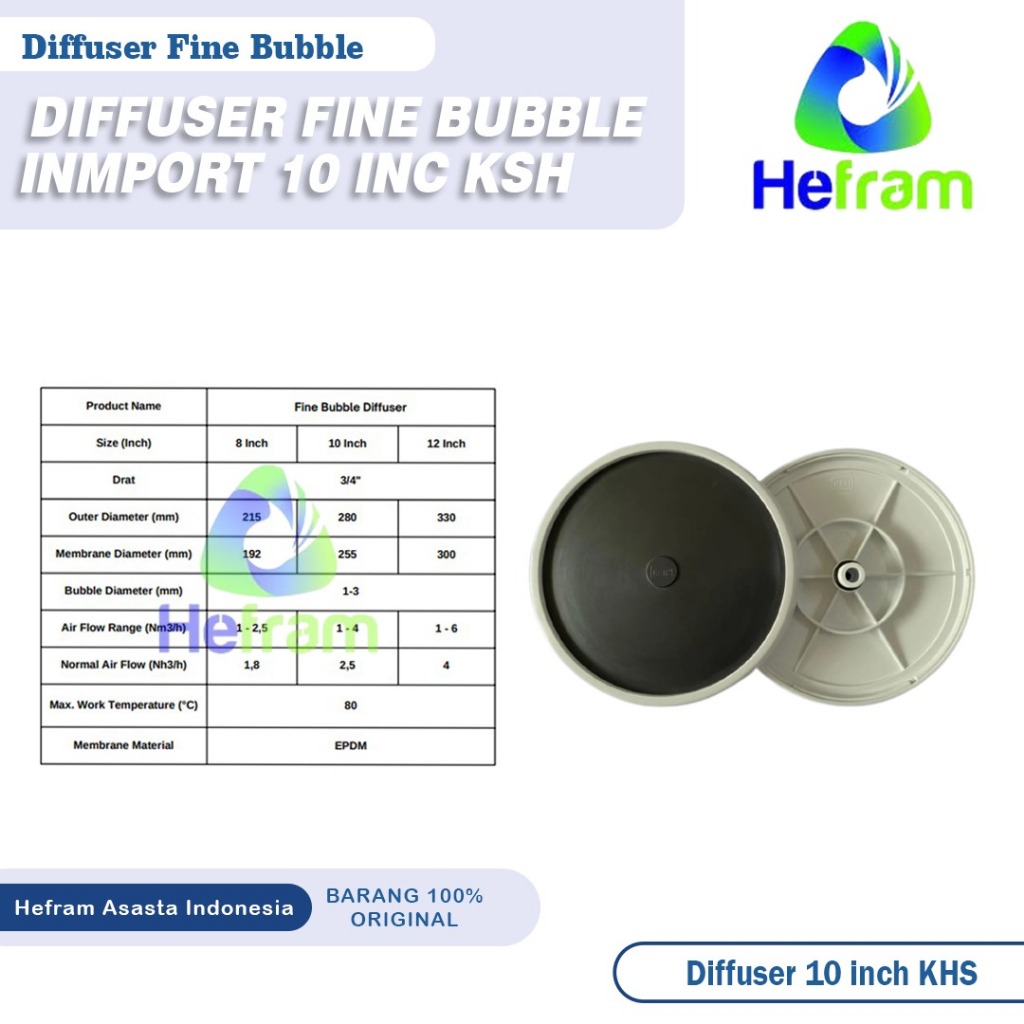 Fine Bubble Diffuser Aerator 10 Inch Aeration Pond Biofloc Water ...