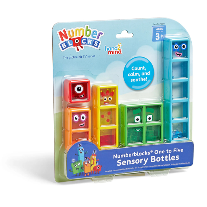 Hand2Mind Numberblocks One to Five Sensory Bottles Sensory and Learning ...