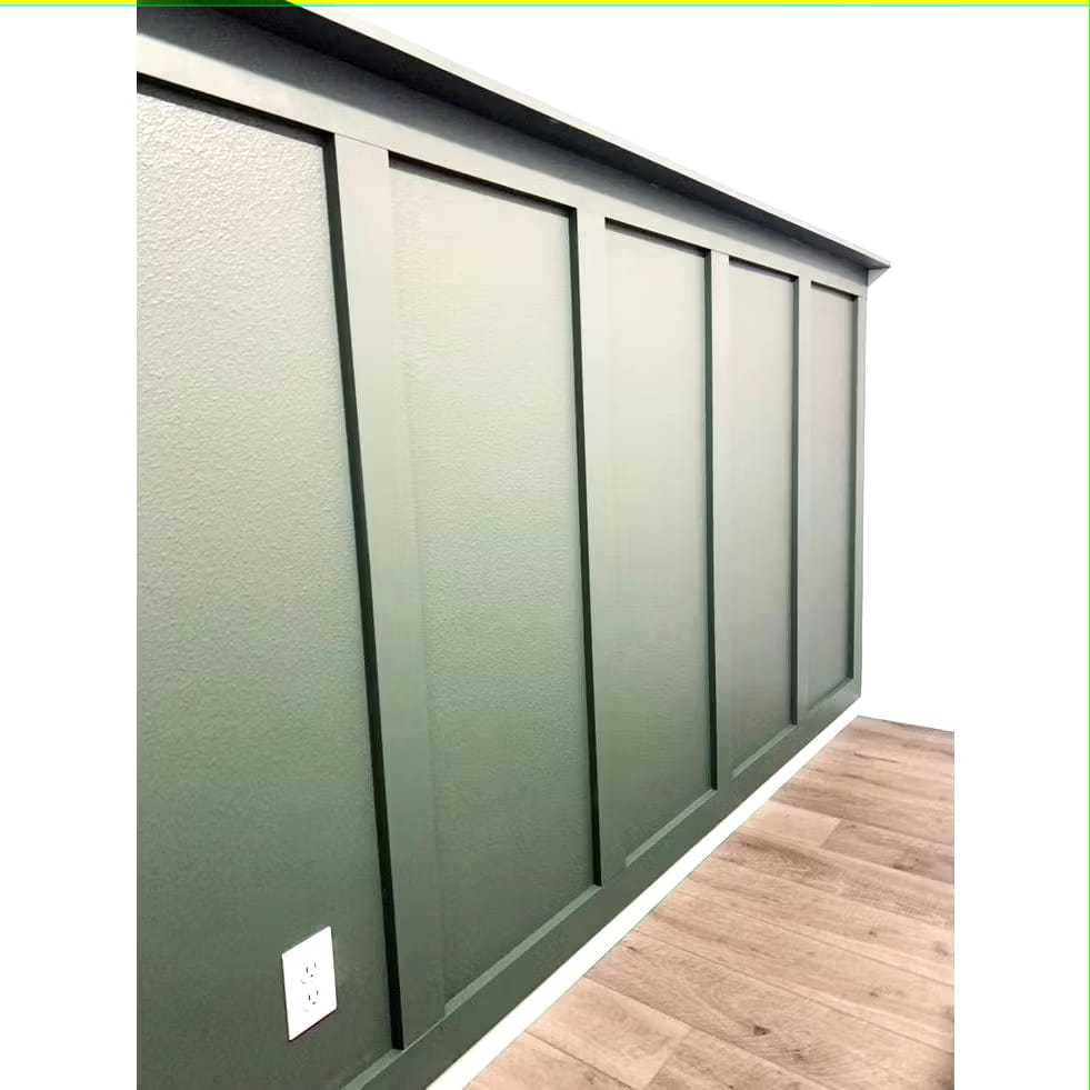 HIJAU Hmr MDF Green MDF Size 3cm x 100cm PREMIUM WALL BATTEN 4 And 3mm ...