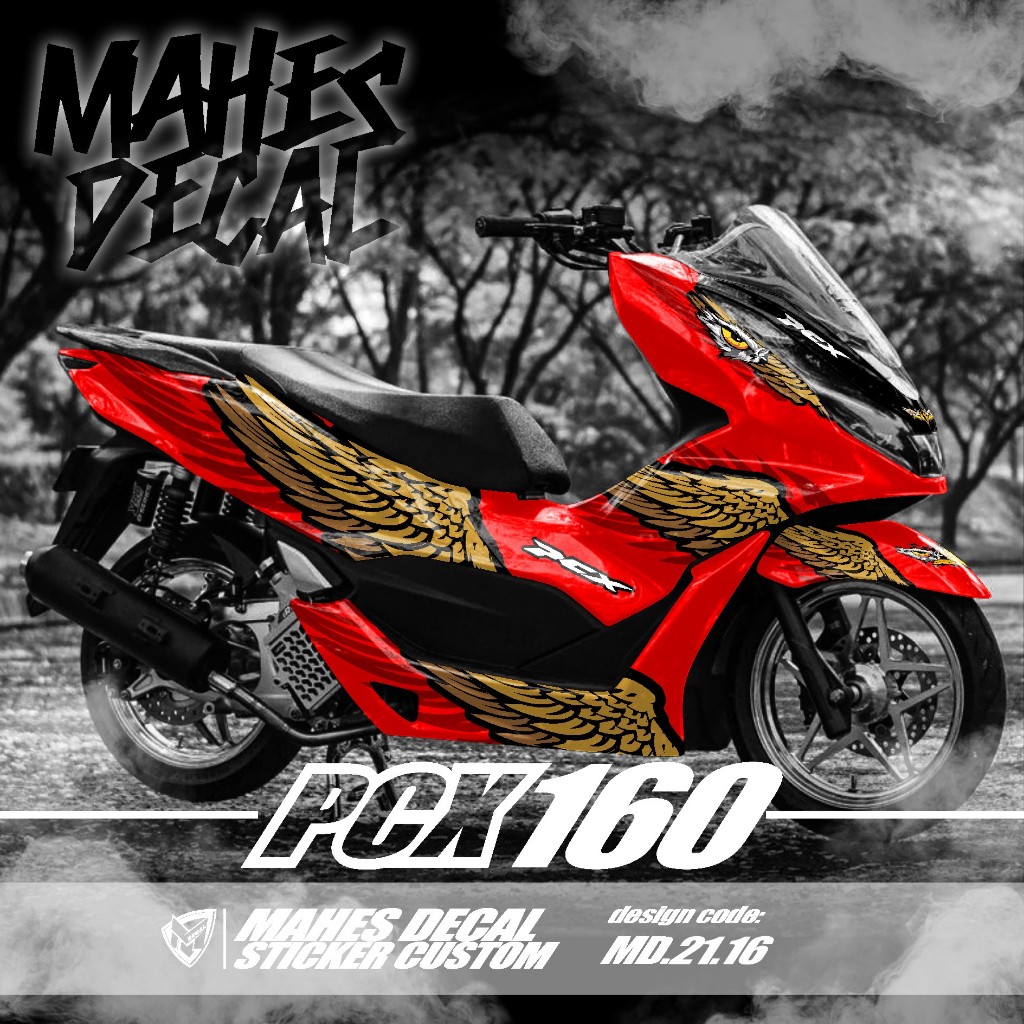 Decal Sticker Honda PCX 160 2021 2022 2023 2024 Fullbody - Dekal PCX160 ...