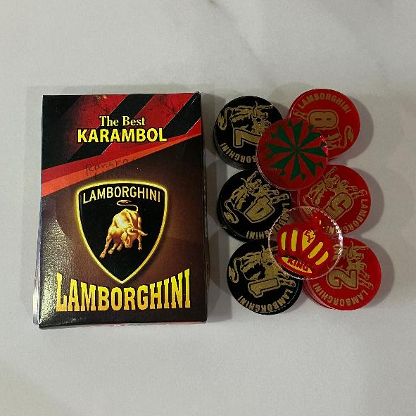 2 Layer Double Carom Seeds 5 mm Thick Lamborghini / Random Motif ...