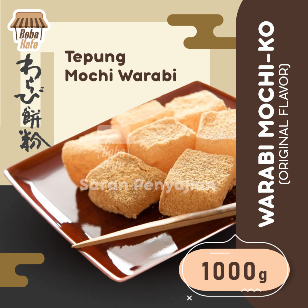 Original WARABI MOCHI-KO 1,000gr Authentic Japanese / Original MOCHI WARABI Flour Typical of ...