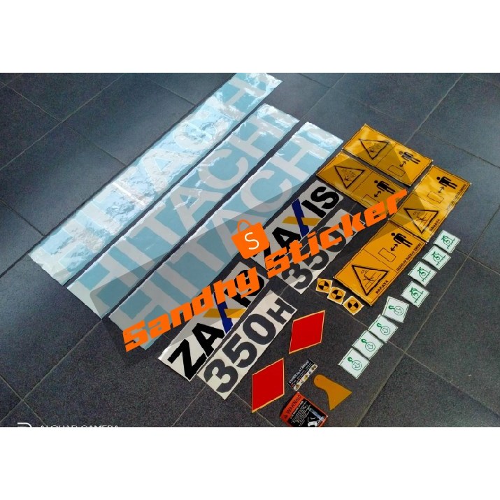 Hitachi Zaxis ZX 350 H Excavator Sticker Heavy Equipment Sticker ...