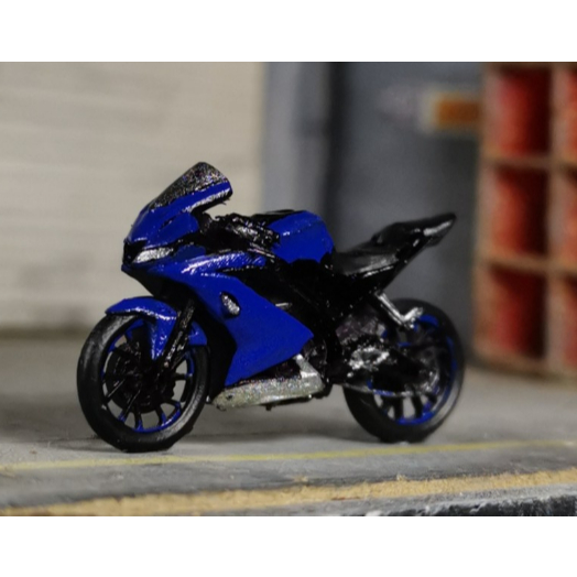 3d Change Motorcycle Yamaha R15 V3 Diecast Diorama Accessories ...