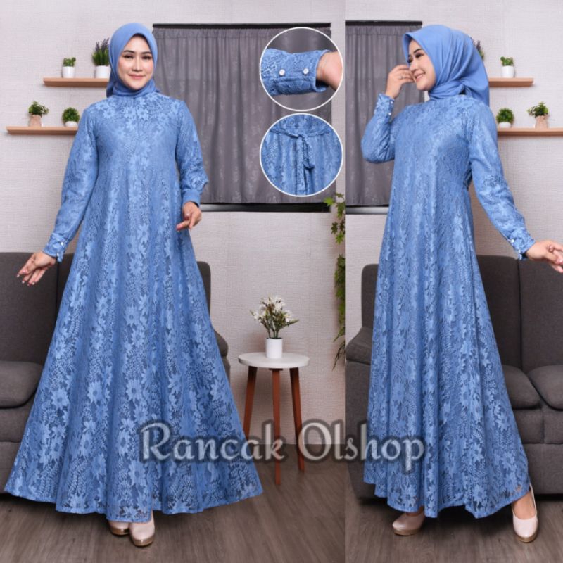 Busui Premium Burkat Gamis/Invitation Uniform/Party Clothes/Jumbo ...
