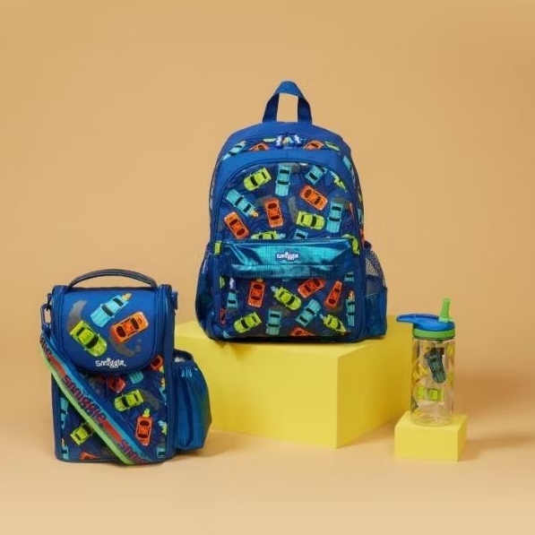 (ORIGINAL) Smiggle Whirl Junior Backpack/Lunchbox/Drink Bottle (Smiggle ...
