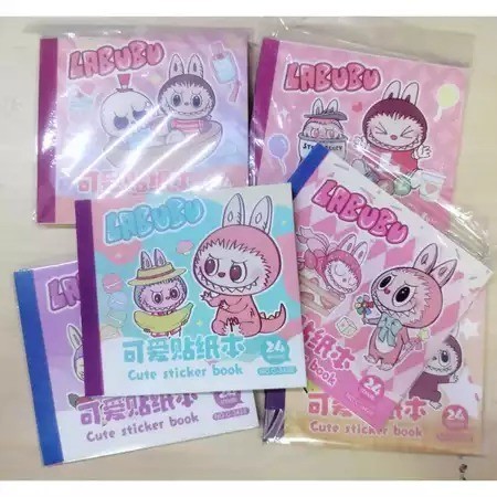 Sticker Book - LABUBU Sticker Book, Cute Cartoon C-3428 | Shopee Singapore