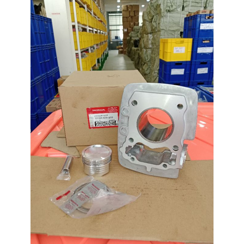 Piston Block + Piston Ring Kit Mega Pro New, CB150, Verza 150, CRF150 ...